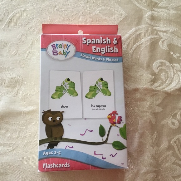 Brainy Baby | Other | Brainy Baby Spanish And English Flashcards | Poshmark